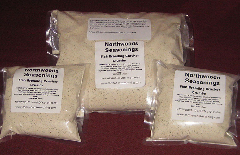 Paul's Favorite Fish & Meat Coating - 3lb bag - Northwoods Seasoning