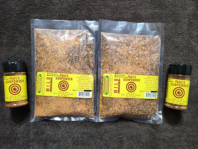 Paul's Gunpowder Mild 1 lb bag - Northwoods Seasoning