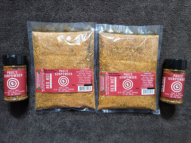 Paul's Gunpowder Hot 1 lb bag - Northwoods Seasoning